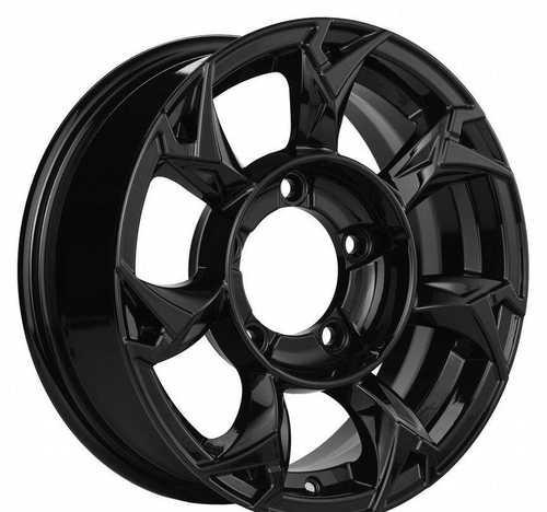 Литые диски 5.5x15 5x139.7 98.5 ET5 khomen KHW 1505 black