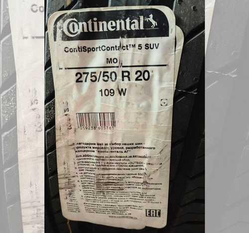 Continental ContiSportContact 5 275/50 R20