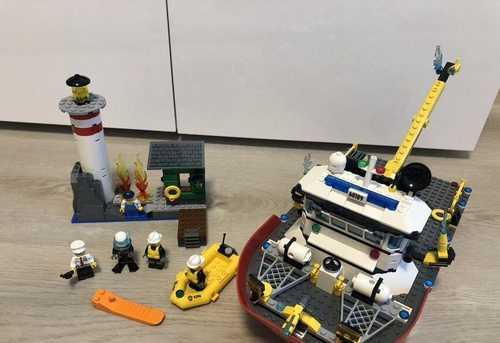Lego City 60109 лего пожарный катер