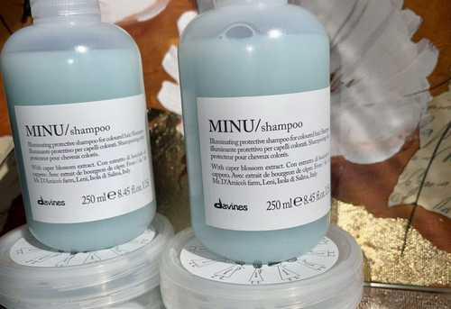 Davines шампунь и кондиционер minu