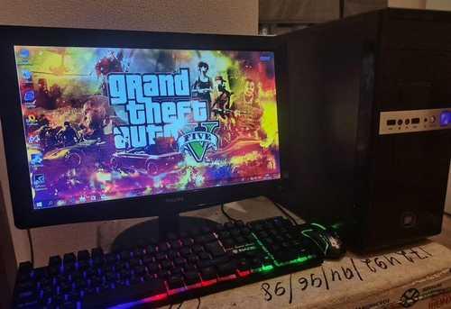 Мощный 4х3.7 Ггц,8 гб,GTX750 DDR5,SSD+20"