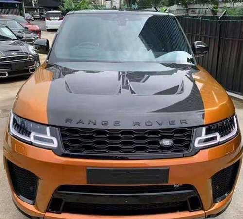 Капот карбон на Range Rover Sport 2014-2022