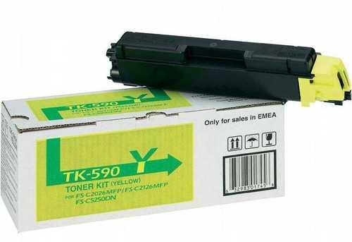 Тонер Kyocera TK-590Y желтый 129066