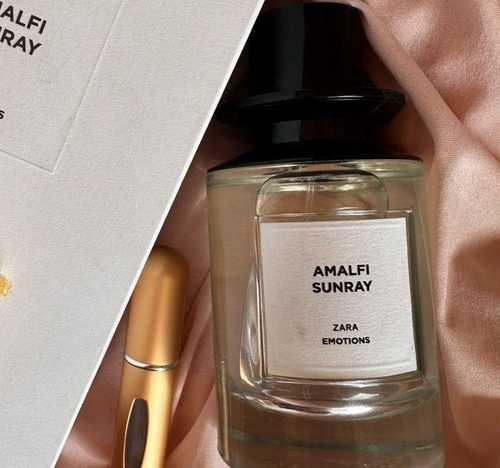 Вода парфюмерная amalfi sunray /zara