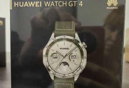 Huawei watch GT 4 46mm PNX-B19 зелёный плетёный
