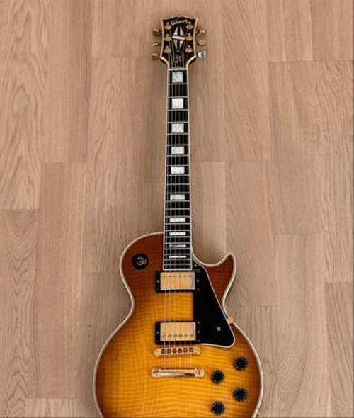 Электрогитара Gibson Les Paul Custom Plus AAA Flam