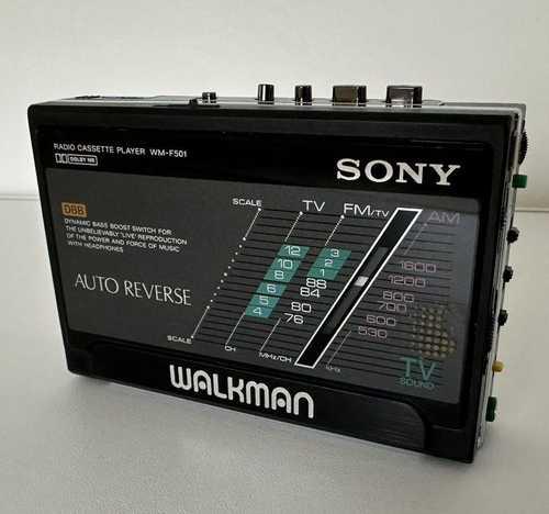 Кассетный плеер sony walkman wm-f501