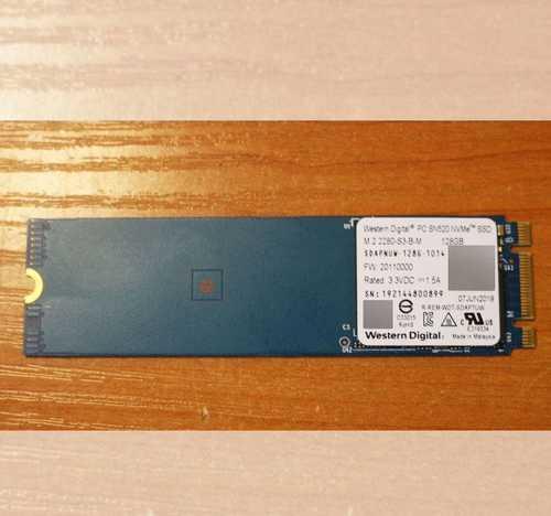 Накопитель SSD 128Гб WD SN520 NVMe