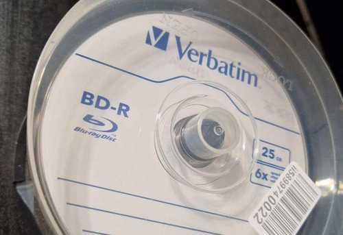 Verbatim BD-R SL datalife 25GB 50 шт