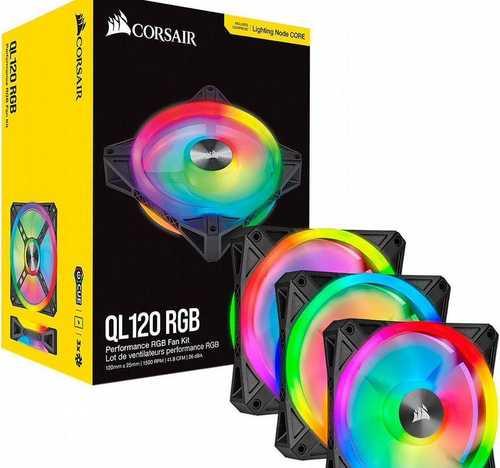 Corsair QL Series, iCUE QL120 RGB, 120mm RGB LED F