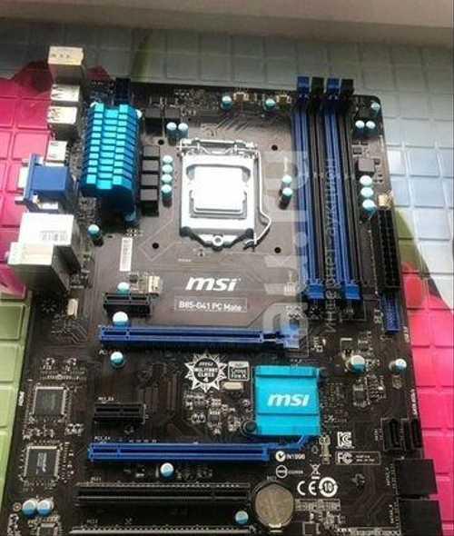 Комплект Intel Core i7-4770 + MSI B85-G41 PC Mate