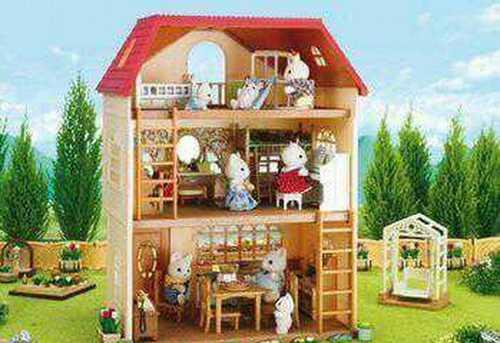 Новый Набор Трехэтажный дом Sylvanian Families