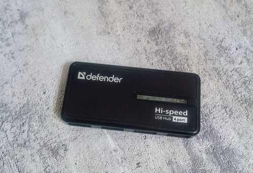 Defender Разветвитель USB 4 порта/Концентратор USB