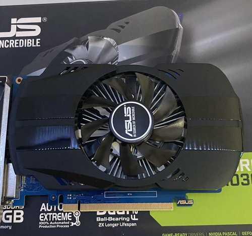 Видеокарта asus GeForce GT 1030 Phoenix