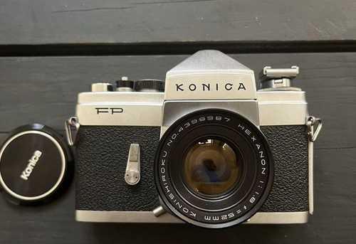 Konica FP + Konishiroku Hexanon 52mm f 1.8