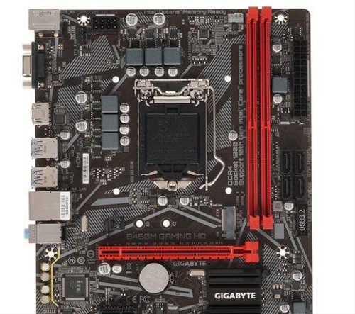 Плата gigabyte LGA1200 B460 B460M gaming HD 2xDDR4