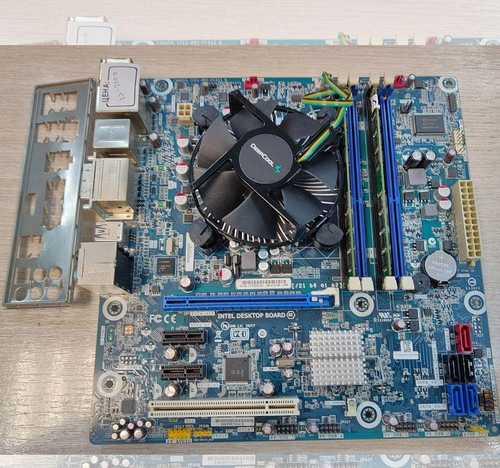 Комплект MB intel DH67BL   i3-2100   4Gb   Cooler