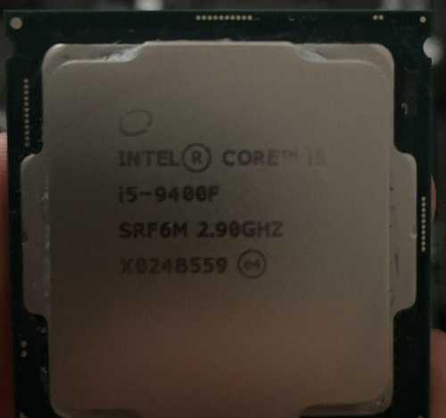 Комплект core i5 9400f и материнская плата,озу