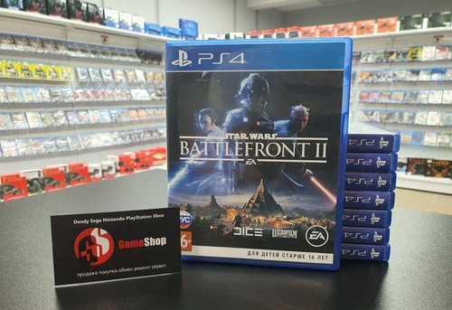 Диск Star Wars: Battlefront II для PS4 б/у