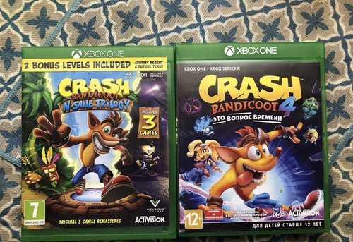 Crash bandicoot 1-4 части. Xbox one