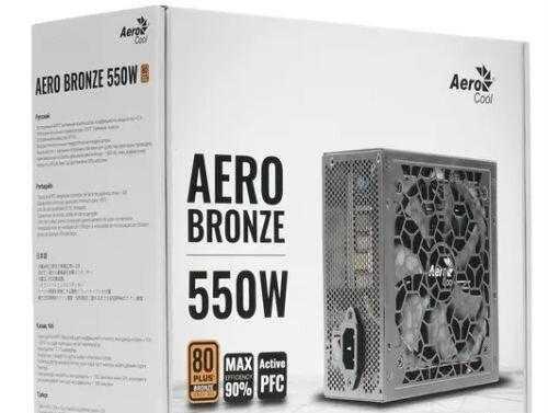 Блок питания AeroCool aero bronze 550W
