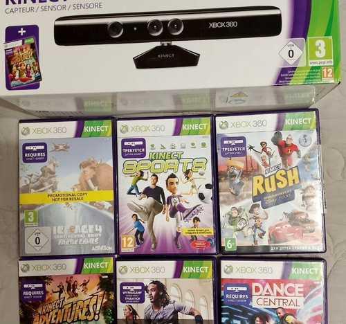 Xbox 360 kinect набор