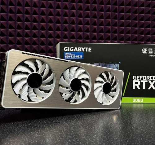 Rtx 3060 12gb Gigabyte vision /обмен /гарантия