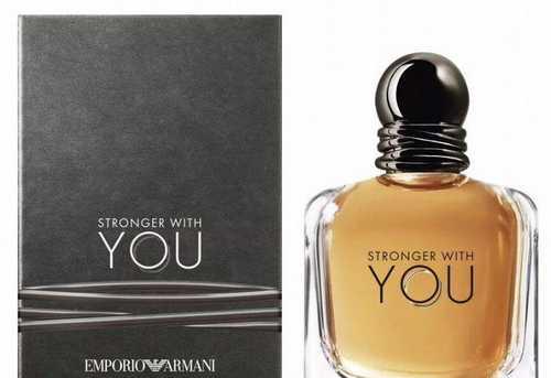 Туалетная вода giorgio armani stronger with you