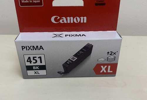 Картридж Canon CLI-451BK XL черный