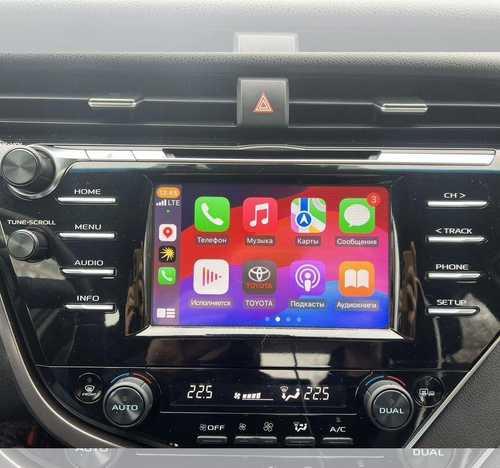 Camry 70 с carplay и android auto магнитола