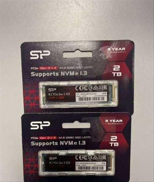 Nvme диск silicon power sp02kgbp34ud7005 2Тб 2280