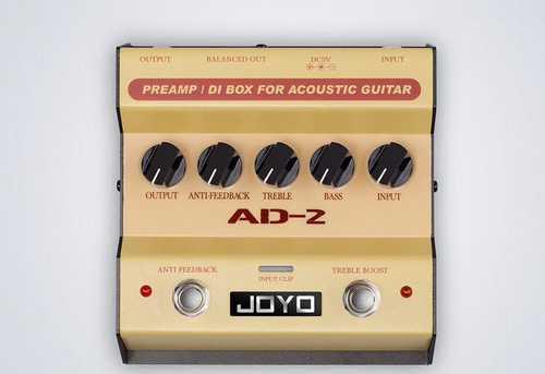 Joyo AD-2, предусилитель для акустической гитары