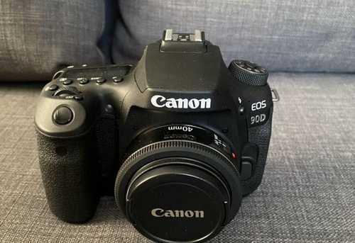 Зеркальный фотоаппарат Canon 90D