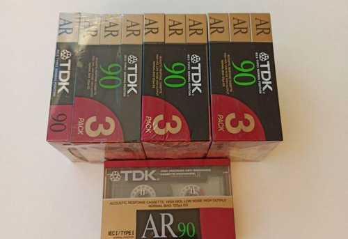 11 новых аудиокассет TDK AR 90 / 100