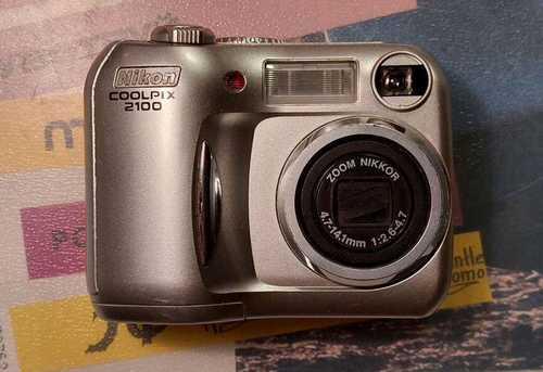 Цифровой фотоаппарат nikon coolpix 2100