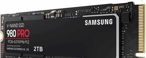 SSD Samsung M.2 SSD 980 PRO 2 тб (MZ-v8p2t0bw)