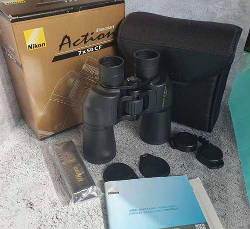 Бинокль Nikon Action 7x50 CF черный