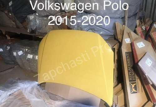 Volkswagen Polo Капот Желтый 2016