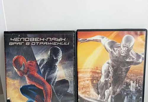 DVD фильмы Человек-паук Фантастическая четверка