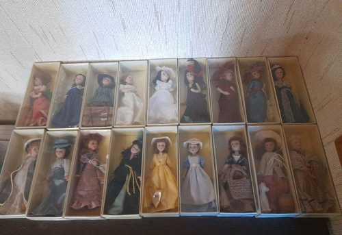 Куклы Дамы эпохи коллекция 56 шт
