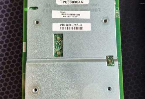 Модуль Cisco NIM-ES2-8-P 8 портов Gigabit PoE+
