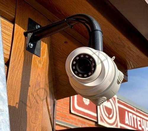 Камера видеонаблюдения с установкой