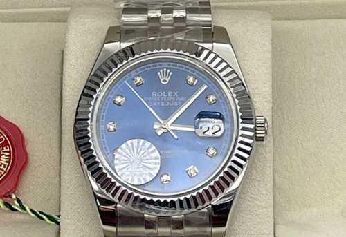 Часы Rolex datejust blue dial