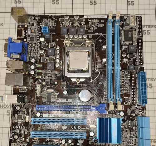 Материнская плата asus P7H55-M LE LGA 1156 i3 540