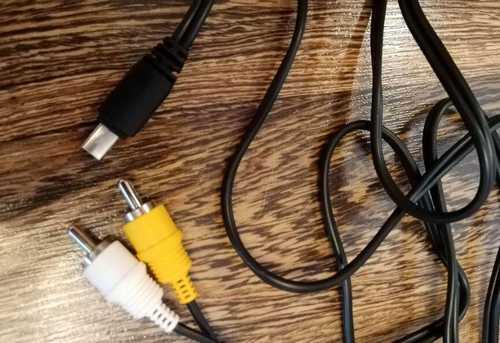 Фотокабель USB mini х 2RCA, 1,5 m