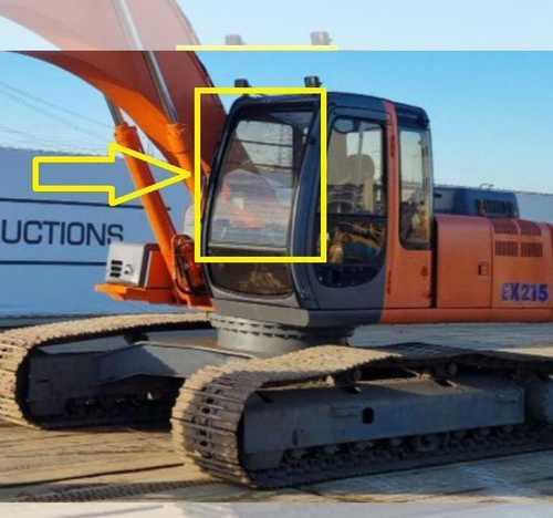 Рамка лобового стекла экскаватор Hitachi ZX300 3G