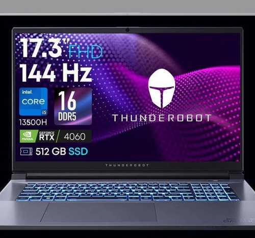 Thunderobot 17.3/144 i5-13500 12я16 RTX4060 16/512