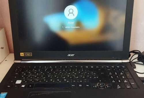 Игоровой ноутбук Acer nitro v 15 back edition