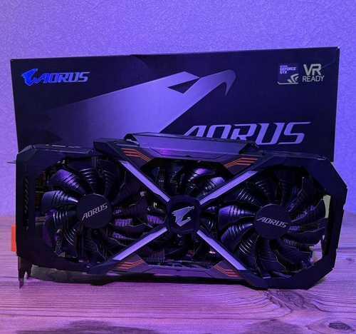 Видеокарта GTX 1080 Aorus