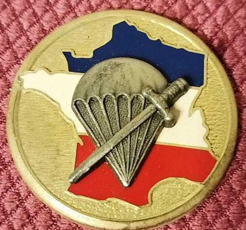 Знак "1er bataillon parachutiste de choc" (Франция